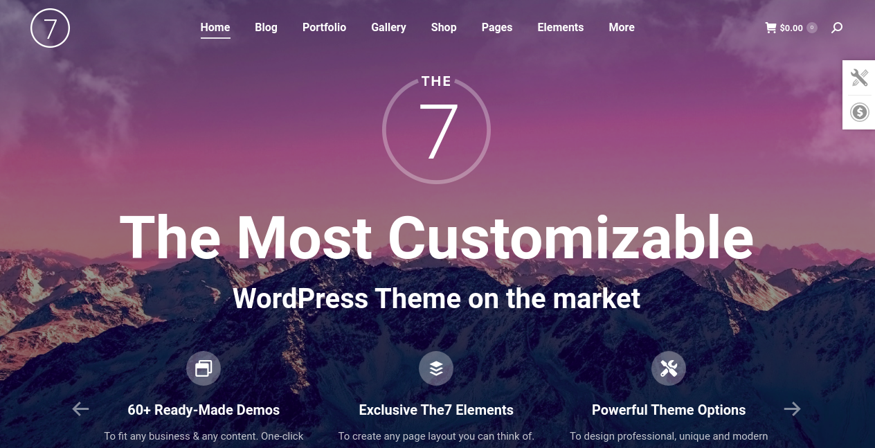 The7 — Multi-Purpose Website Building Toolkit for WordPress - WP Themes The7 — Multi-Purpose Website Building Toolkit for WordPress - WP Themes